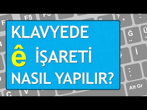 Klavyede Şapkalı e ê Harfi Nasıl Yapılır? ⌨️💻 [Şapkalı Harfler]