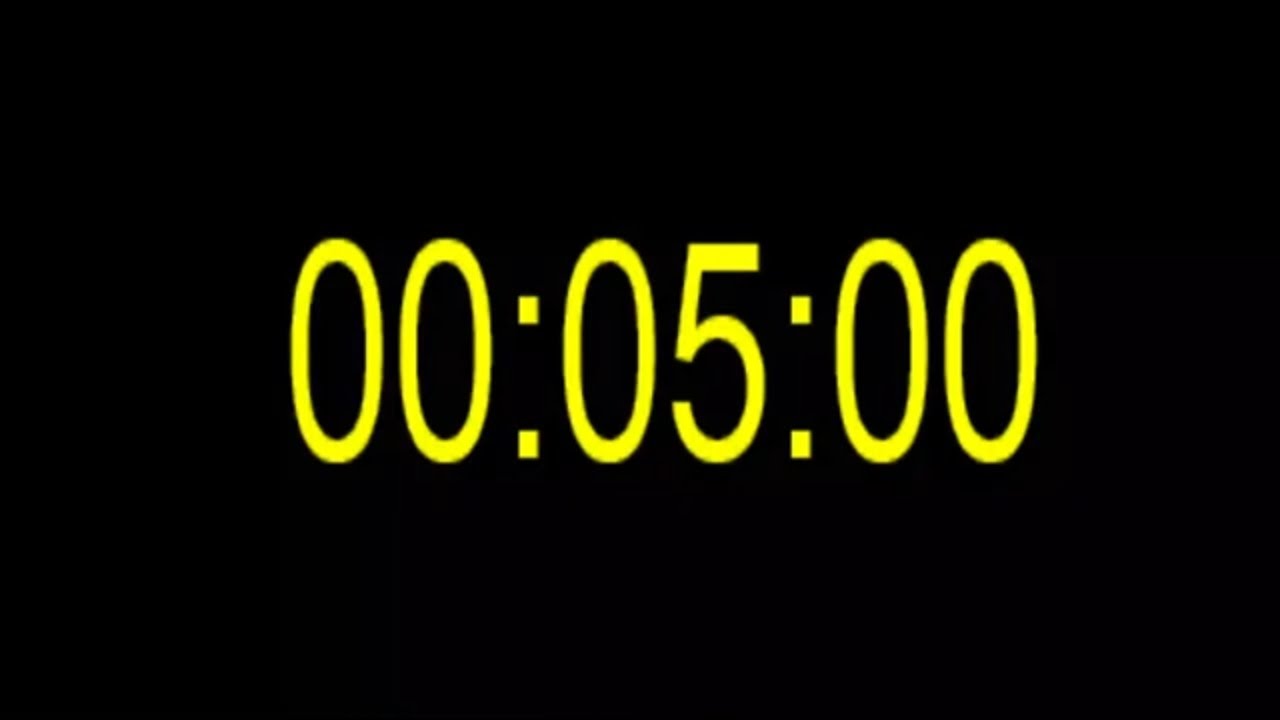 5 minute timer for MMA Round, workout - YouTube