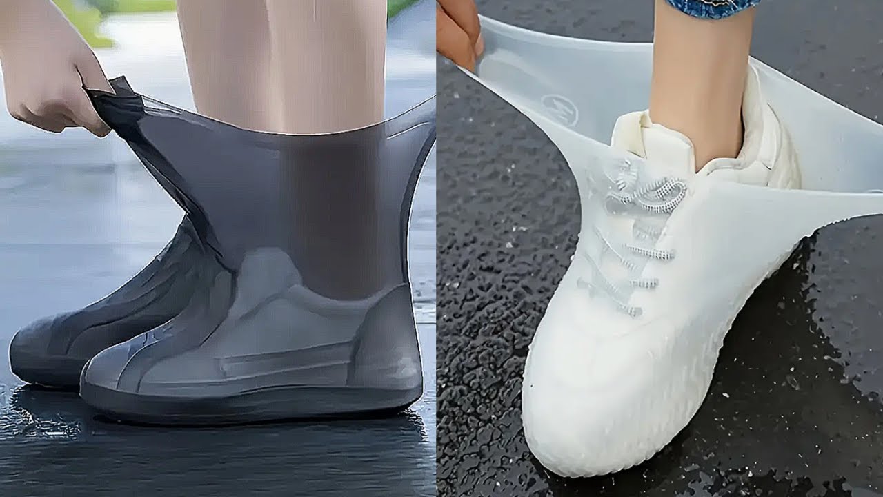 Waterproof Silicone Shoe Covers/ TEMU - YouTube