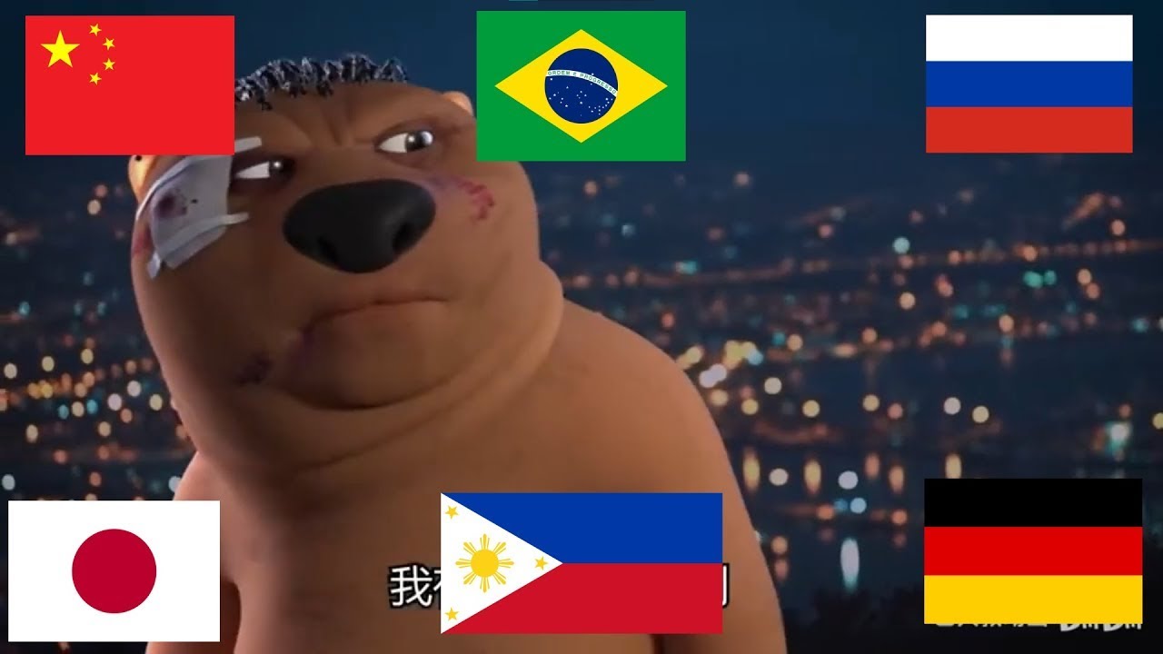 10 HORAS Animação do Meme do Castor Chinês, mas em diferentes idiomas ...