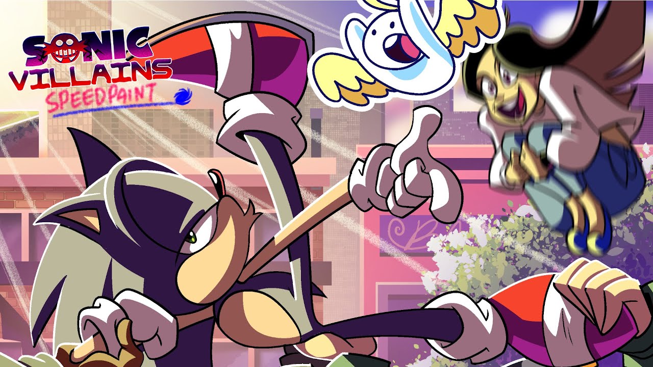 SONIC VILLAINS Speedpaint | Illustration Painting For the Film - YouTube