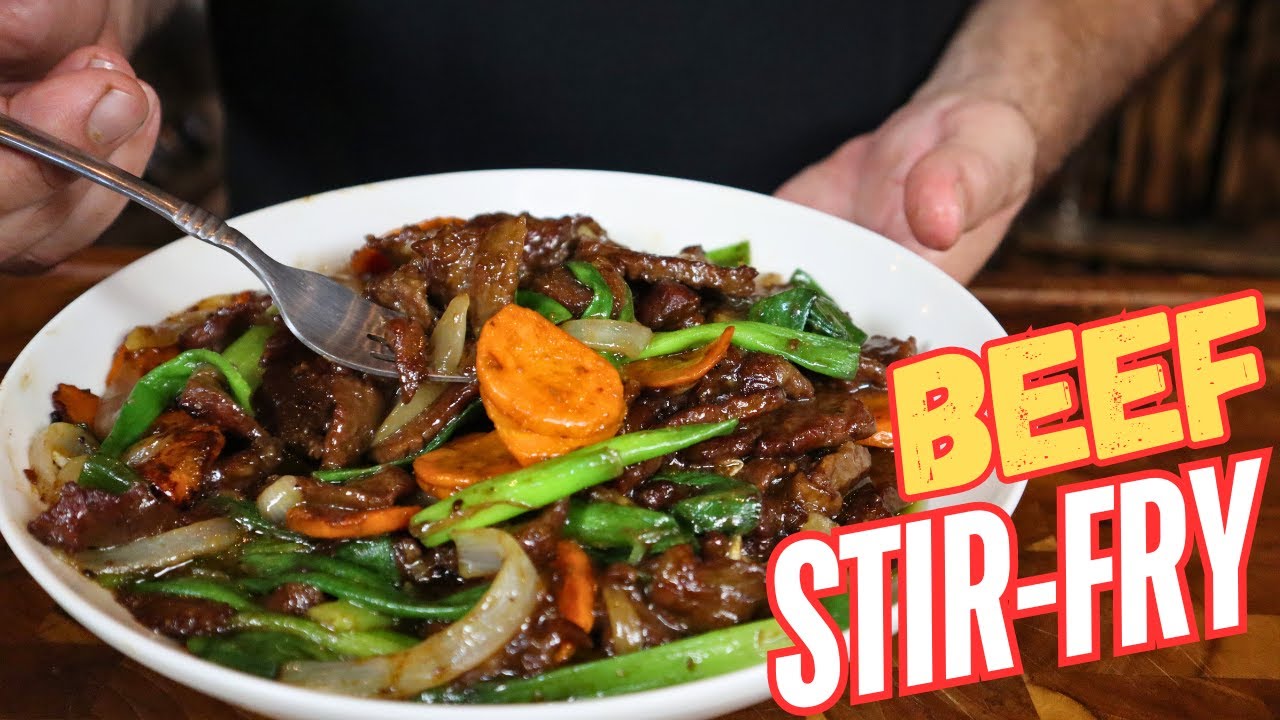 QUICK & FLAVORFUL BEEF STIR- FRY | THE GARLIC & BUTTER GUY - YouTube