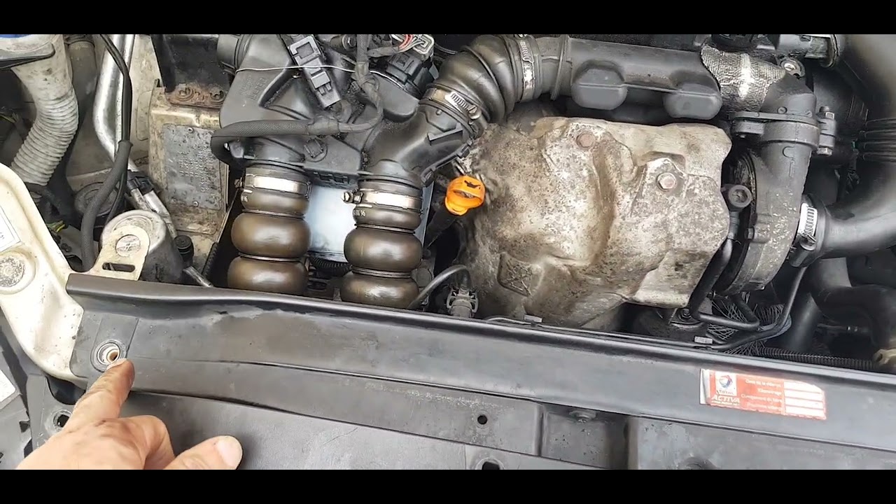 changer le condensateur (le radiateur) de la clim, Citroën C4 hdi ...