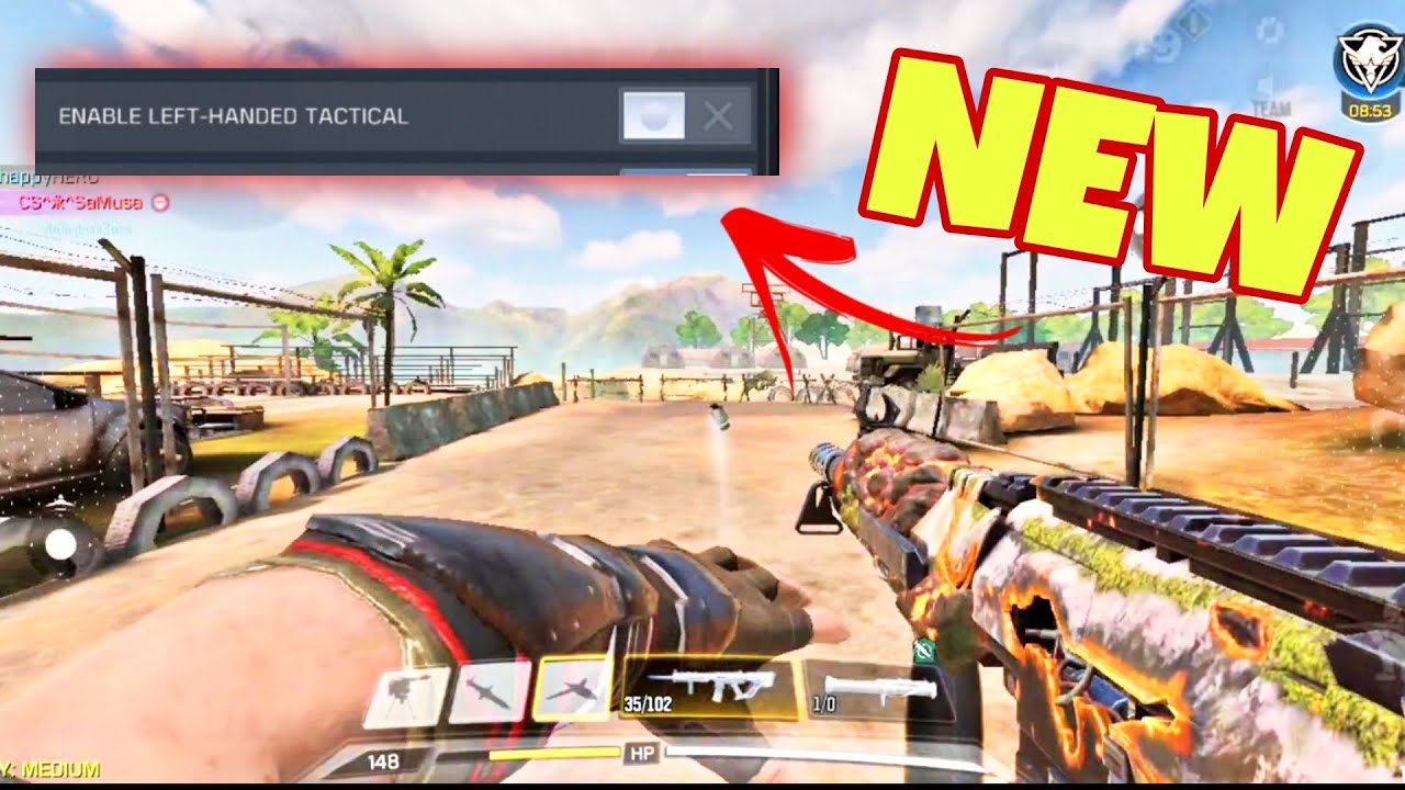 How To Enable Left Hand Tactical in COD MOBILE | Season 10 New Secret ...