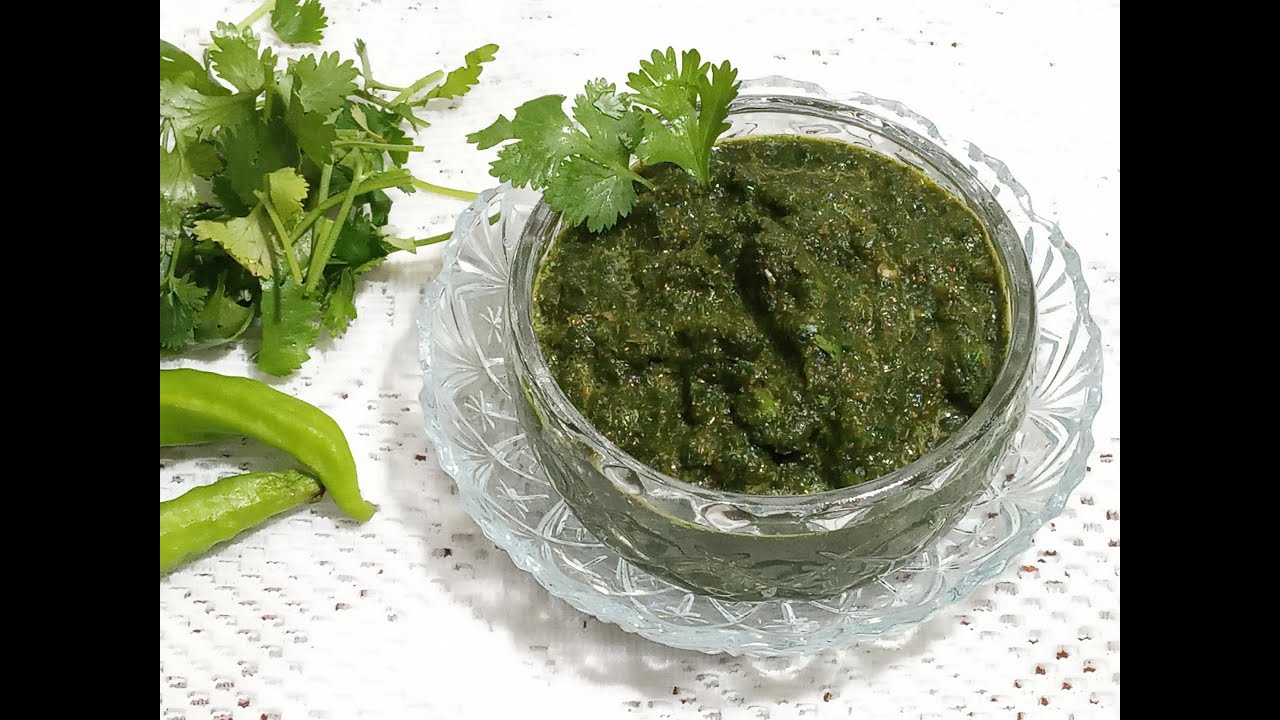 Hari Chatni /Green chatni /Green sauce /Gallery the food by Rehma - YouTube