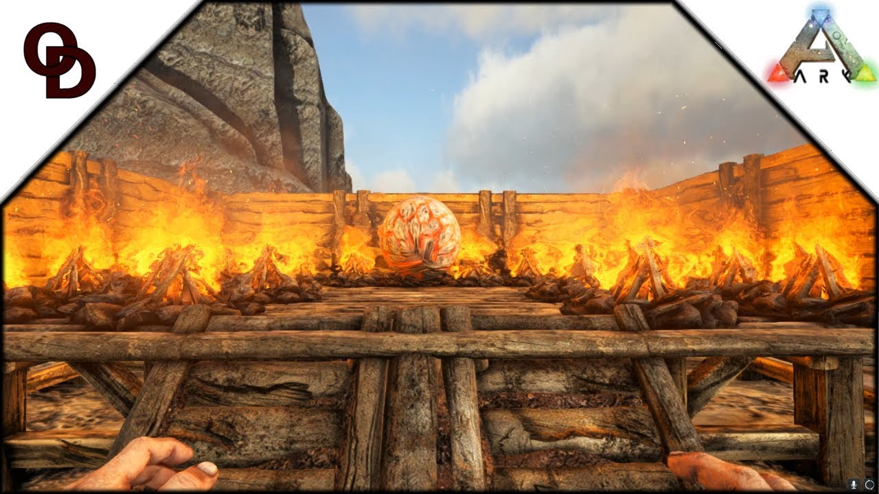 Ark Survival Evolved Ragnarok - 185 Fire Wyvern Egg - E24 - YouTube
