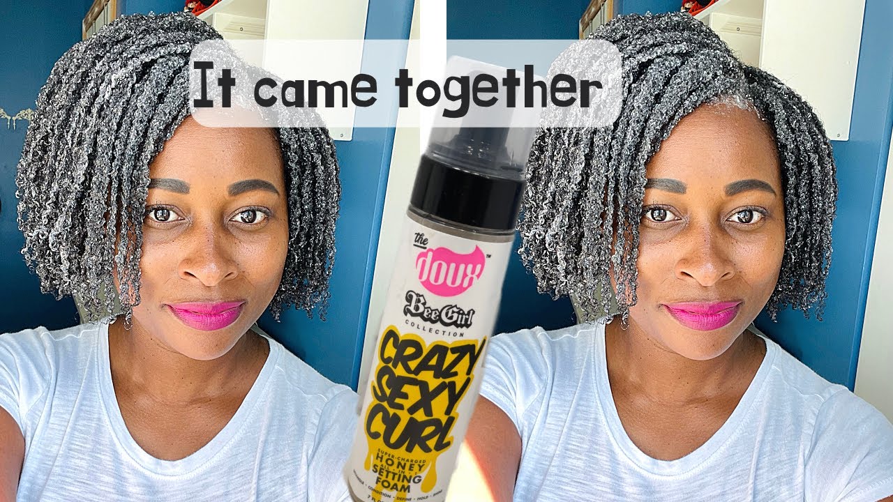 Wash And Go Crazy Sexy Curl Foam By The Doux Youtube