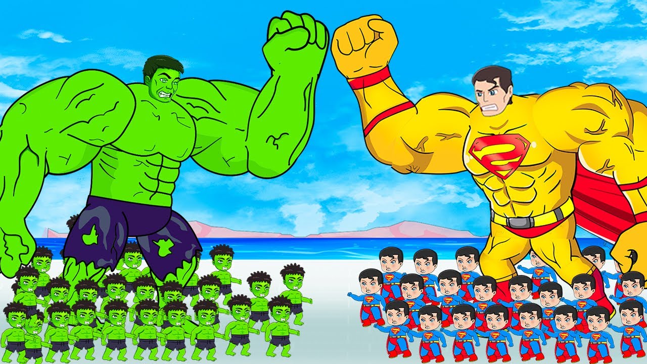 Evolution Of HULK Family Vs Evolution Of GOLD SUPERMAN Family : Who Is ...