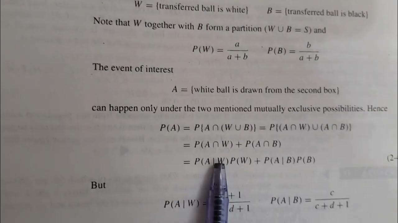 Probability and Random Variables ( Total Probability and Bayes' Theorem Problem) - YouTube
