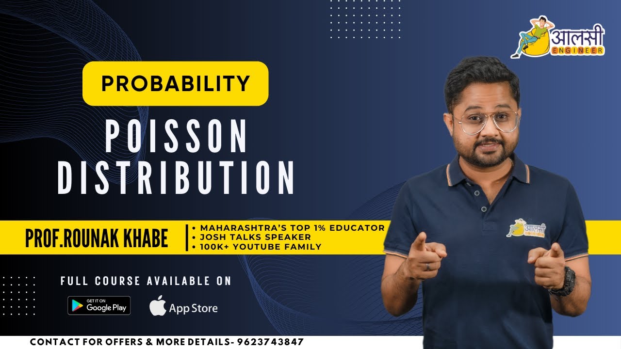Probability | Poisson Distribution | Engineering Maths 3 | #SPPU|Aalsi ...