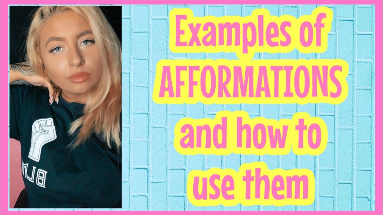 Afformations? Examples and How to Use Them - YouTube