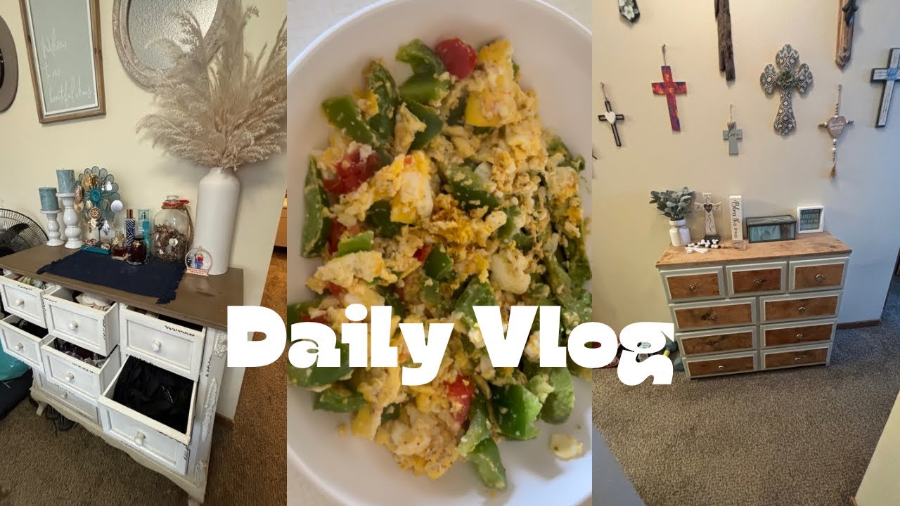 Spring clutter clean out, organize Daily Vlog 25 - YouTube
