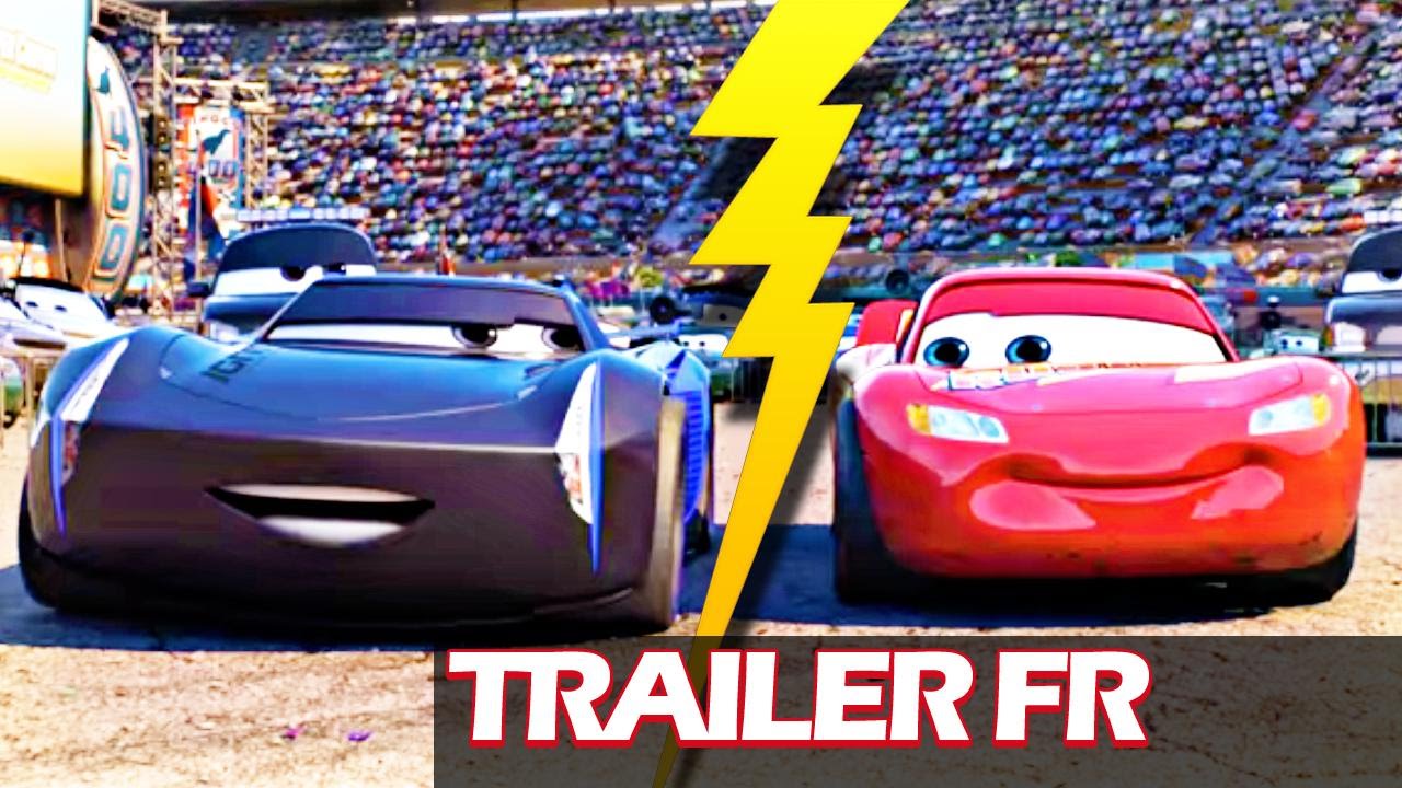 Cars 3 : Jackson Storm clash Flash McQueen - YouTube