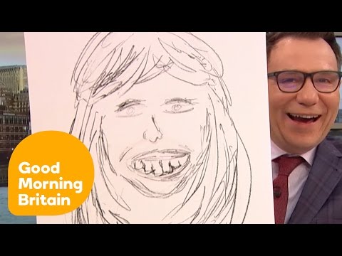 The GMB Team Draw Each Other for The Big Painting Challenge! | Good Morning Britain
