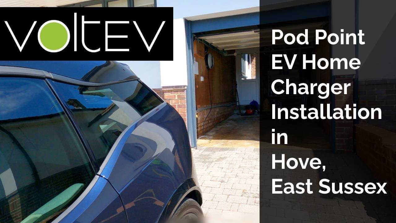 Pod Point EV Home Charger Installation in Hove, East Sussex - YouTube