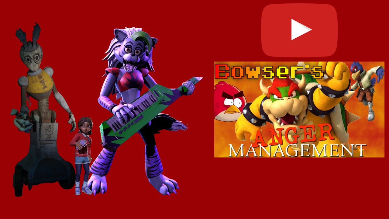 Roxanne Mask Bot & Cassie Reacts To Bowser’s Anger Management Class ...