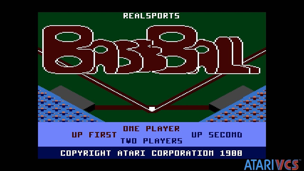 Realsports Baseball (Atari 7800) - The new Atari VCS - Mockduck Plays ...
