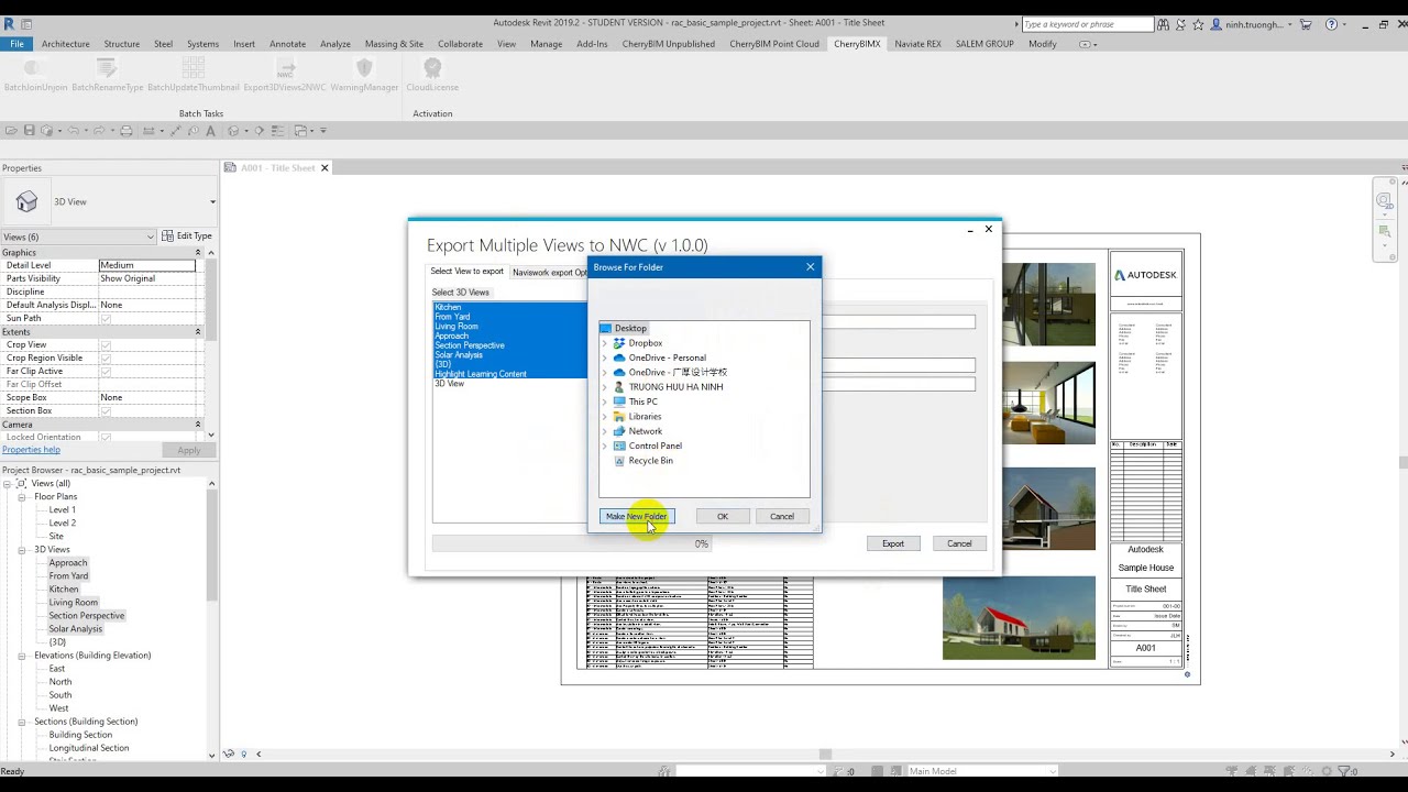 Batch export Revit 3D views to NWC files (Navisworks files) - Best ...