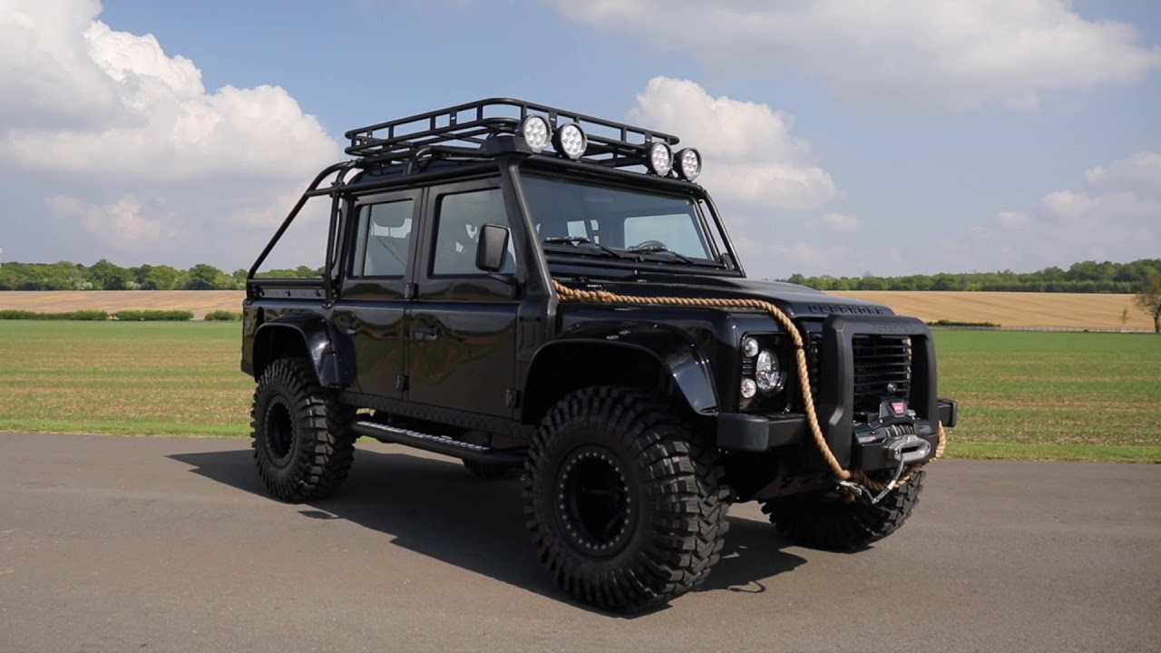 Lot No. 124 - 2015 Land Rover Defender 110 SVX 'Spectre' JB24 - YouTube