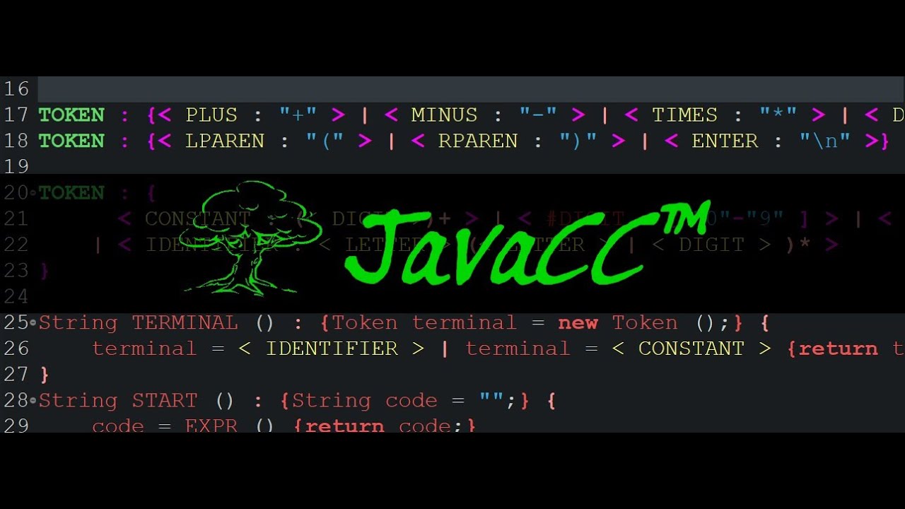 [JAVA][COMPILADORES] Executando o JavaCC na Eclipse IDE para dois exemplos - YouTube