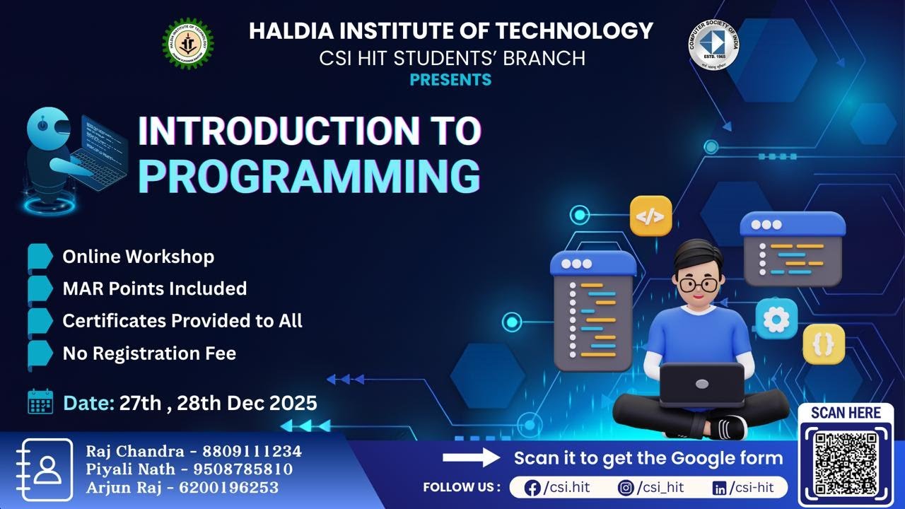 Introduction to Programming - Session 2 - YouTube
