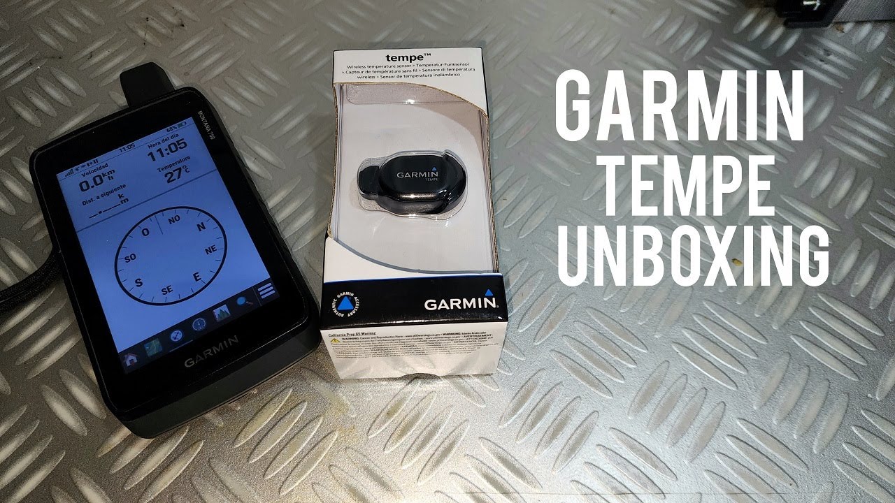 Garmin Tempe: Sensor de temperatura : Unboxing y uso : #diegoastorga # ...