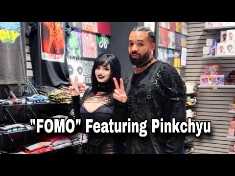 Drake featured his goth🖤 baddie girlfriend, Pinkchyu, during his FOMO livestream—and turn a Goth Man