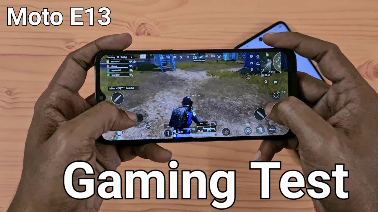 Moto E13 PUBG & Battery Test - YouTube