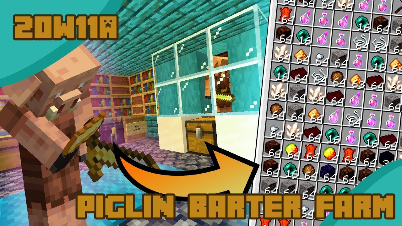 Building another Piglin Barter Farm! - YouTube