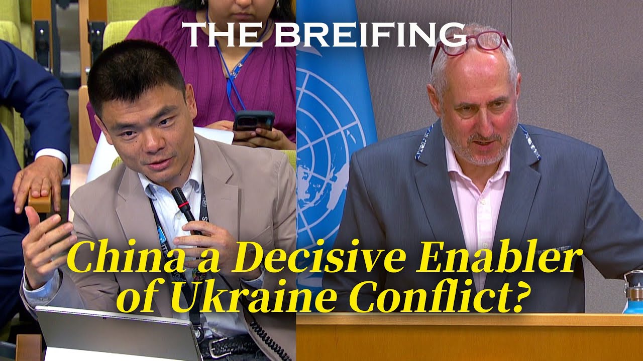 China "decisive enabler" of Ukraine conflict? 中国是乌克兰冲突“重要推手”？ - YouTube