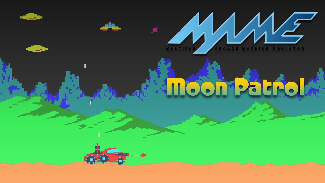 Moon Patrol (Original Arcade) 🕹 MAME Gameplay Longplay Playthrough ...
