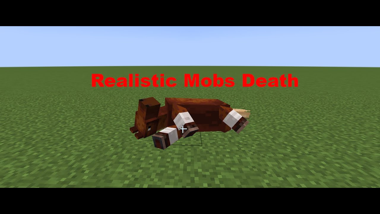 realistic mob deaths in minecraft - YouTube