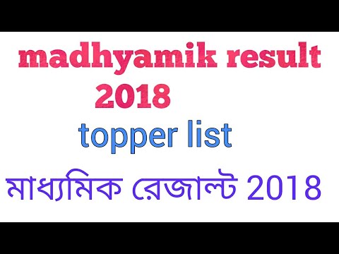 Madhyamik topper 2018||madhyamik topper list - YouTube