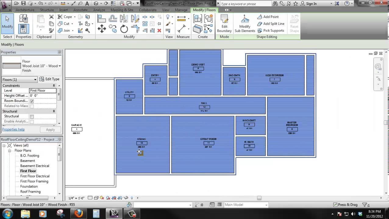 Revit Floors - YouTube