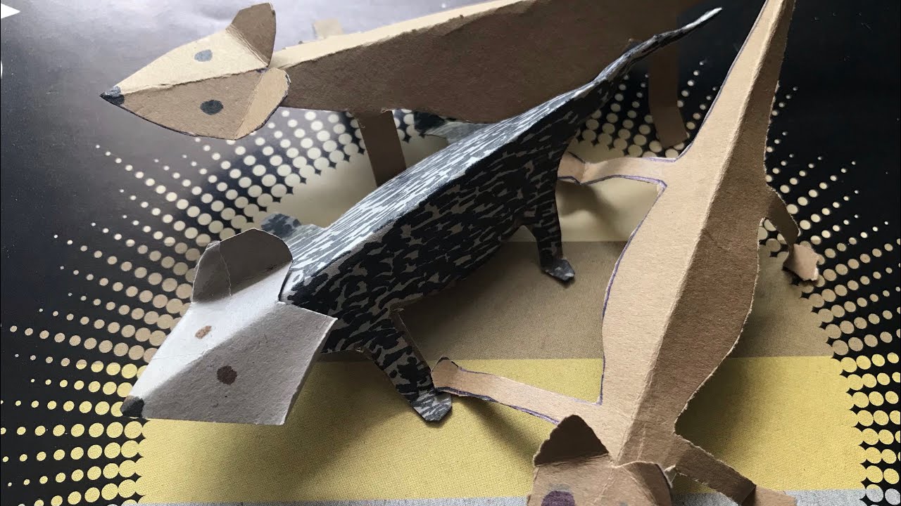 How to make paper Mice Easy to Make - YouTube