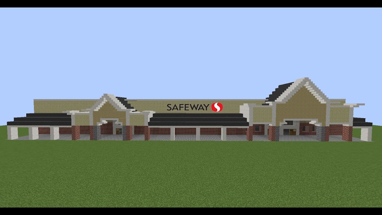 How to build Safeway in Minecraft - YouTube