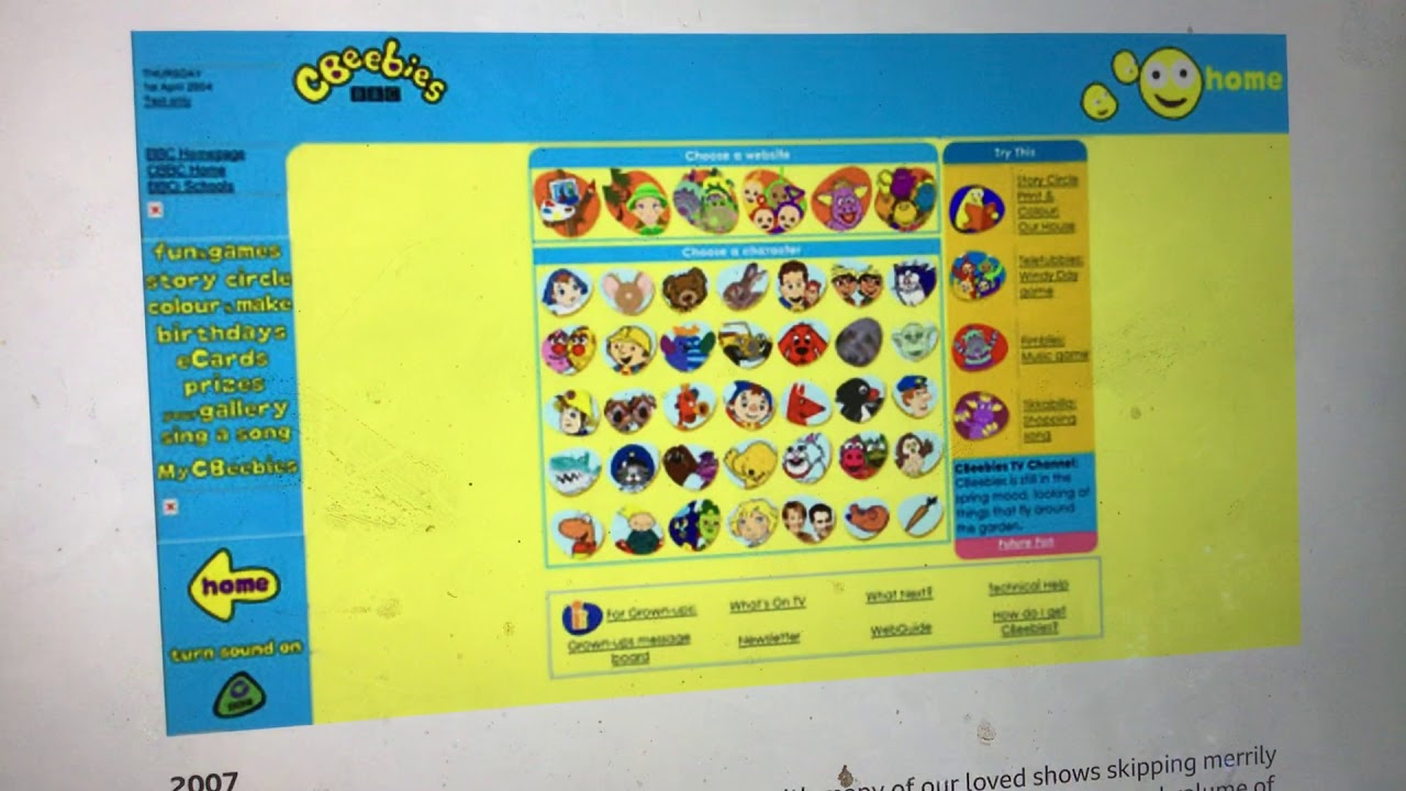 CBeebies Website (2002) - YouTube