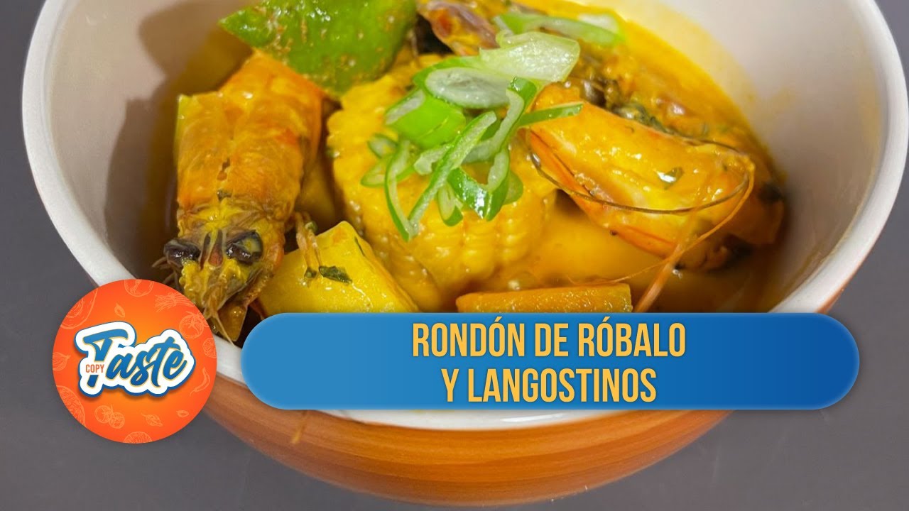 COPY TASTE | SOPA DE PESCADO O RONDÓN DE RÓBALO CON LANGOSTINOS - YouTube