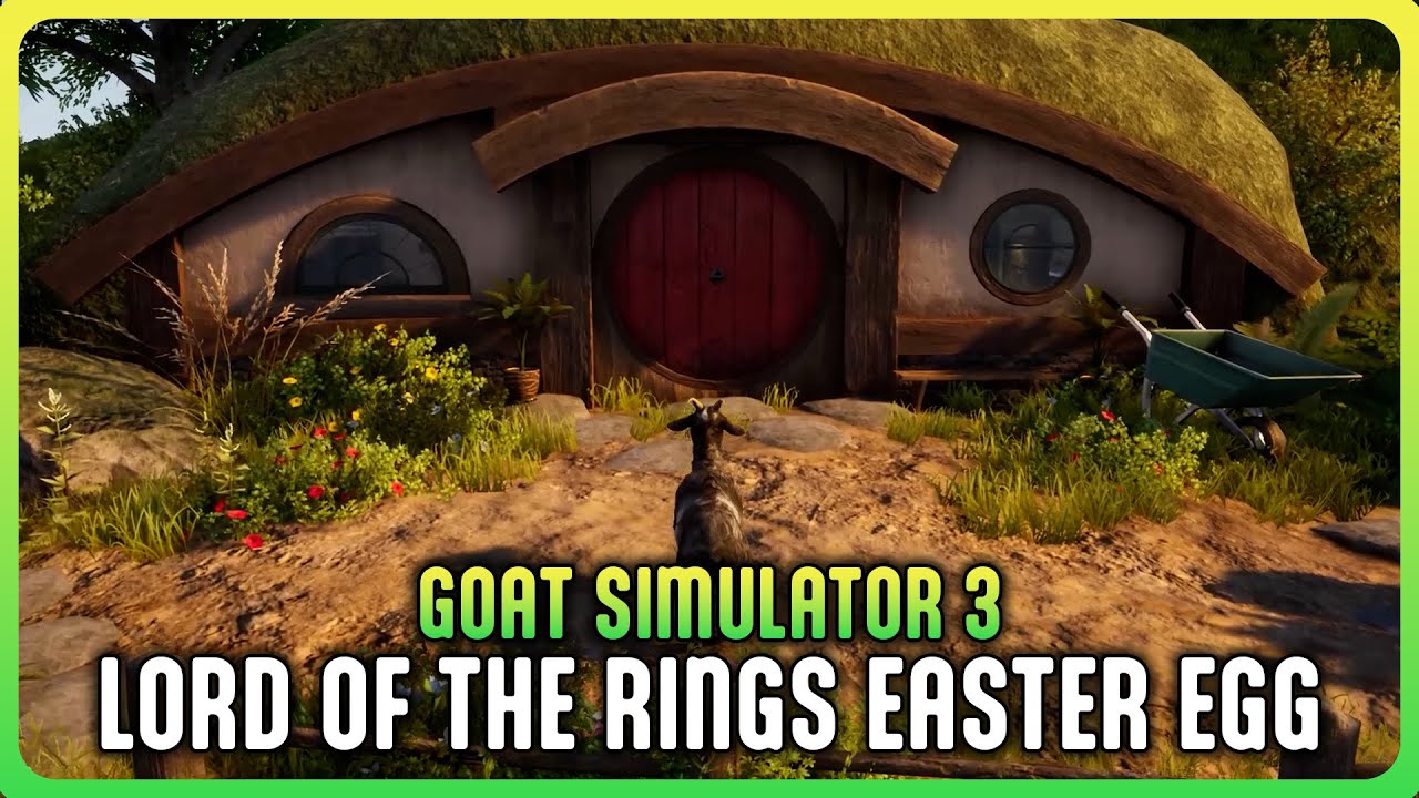 GOAT SIMULATOR 3 - Lord of the Rings Easter Egg - YouTube