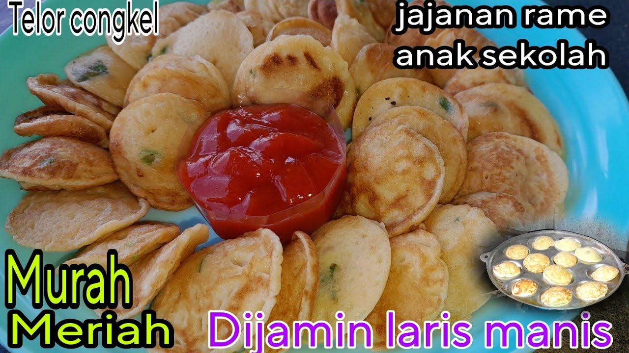 Telor congkel atau telor mini || jajan paling rame anak sekolah - YouTube