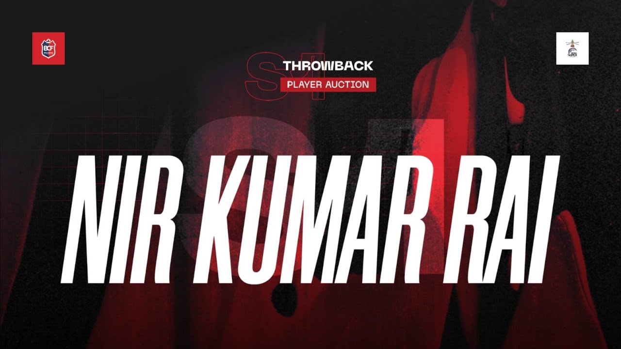 Interesting Throwback Season 1 player auction || Nir Kumar Rai || - YouTube