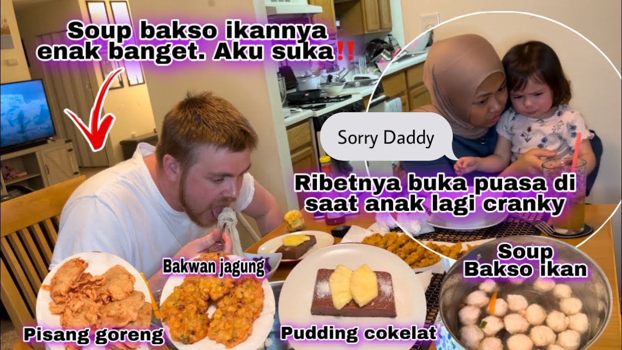 Masak macam2 menu untuk buka puasa || Bikin bakso ikan dari sisa ikan ...