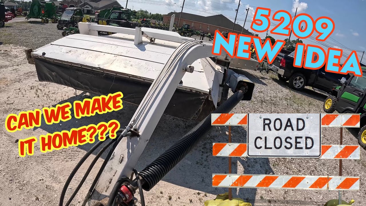 NEW to me 5209 NEW IDEA DISCBINE comes home. CAN WE MAKE IT through ...