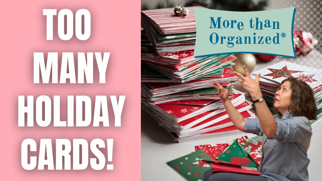 No More Christmas Card Clutter - Here's the Fix | More than Organized ...