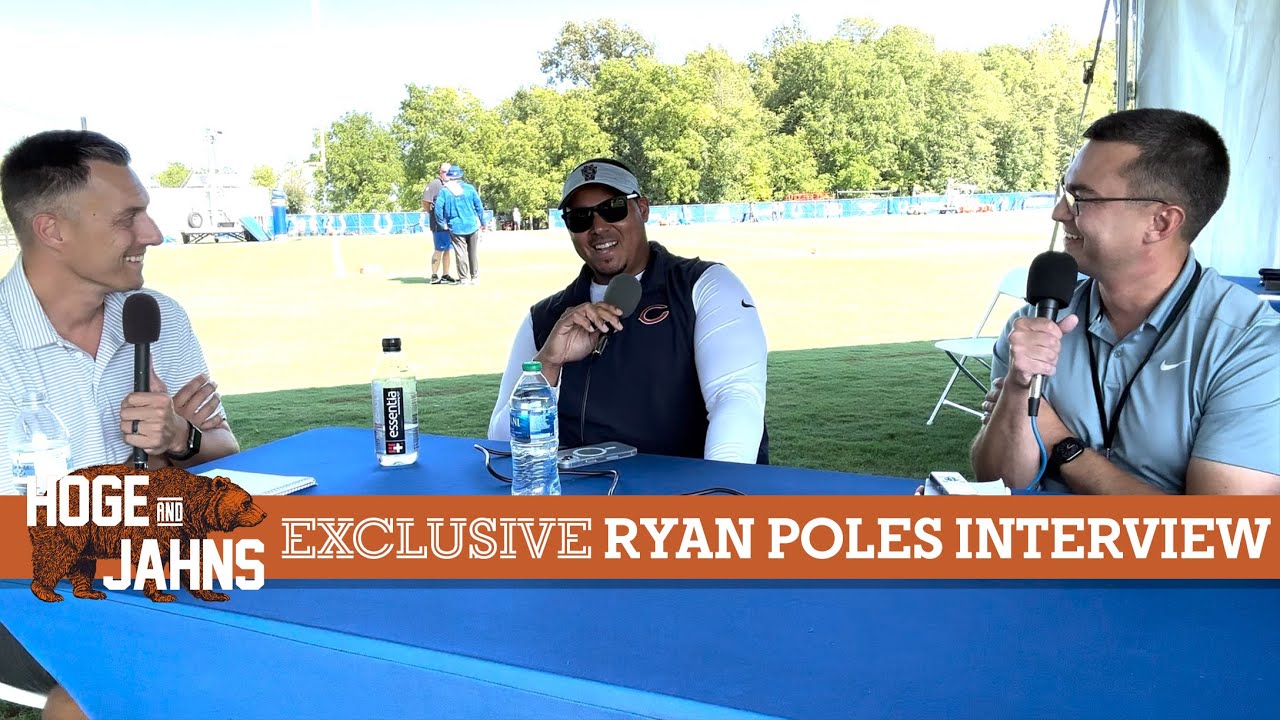 EXCLUSIVE Ryan Poles interview from Bears camp | Hoge & Jahns - YouTube