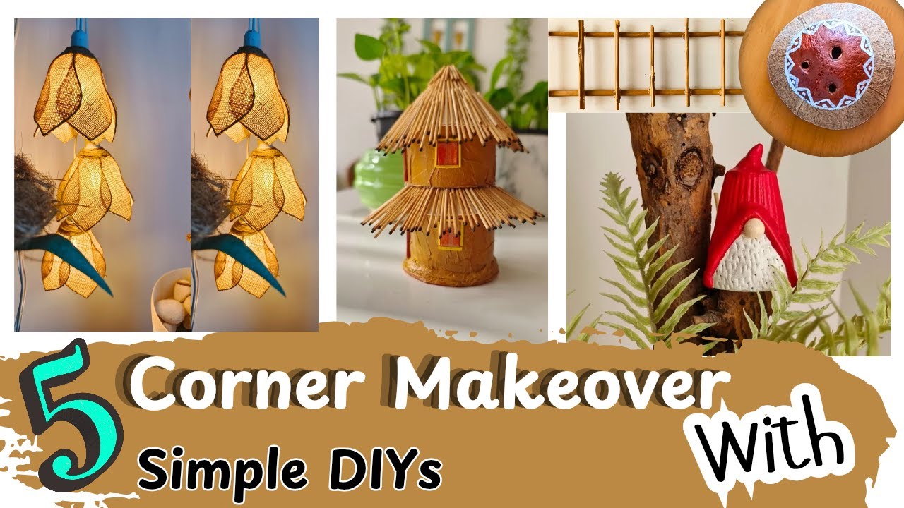 Simple yet Amazing DIY से Living Room Corner Makeover - YouTube
