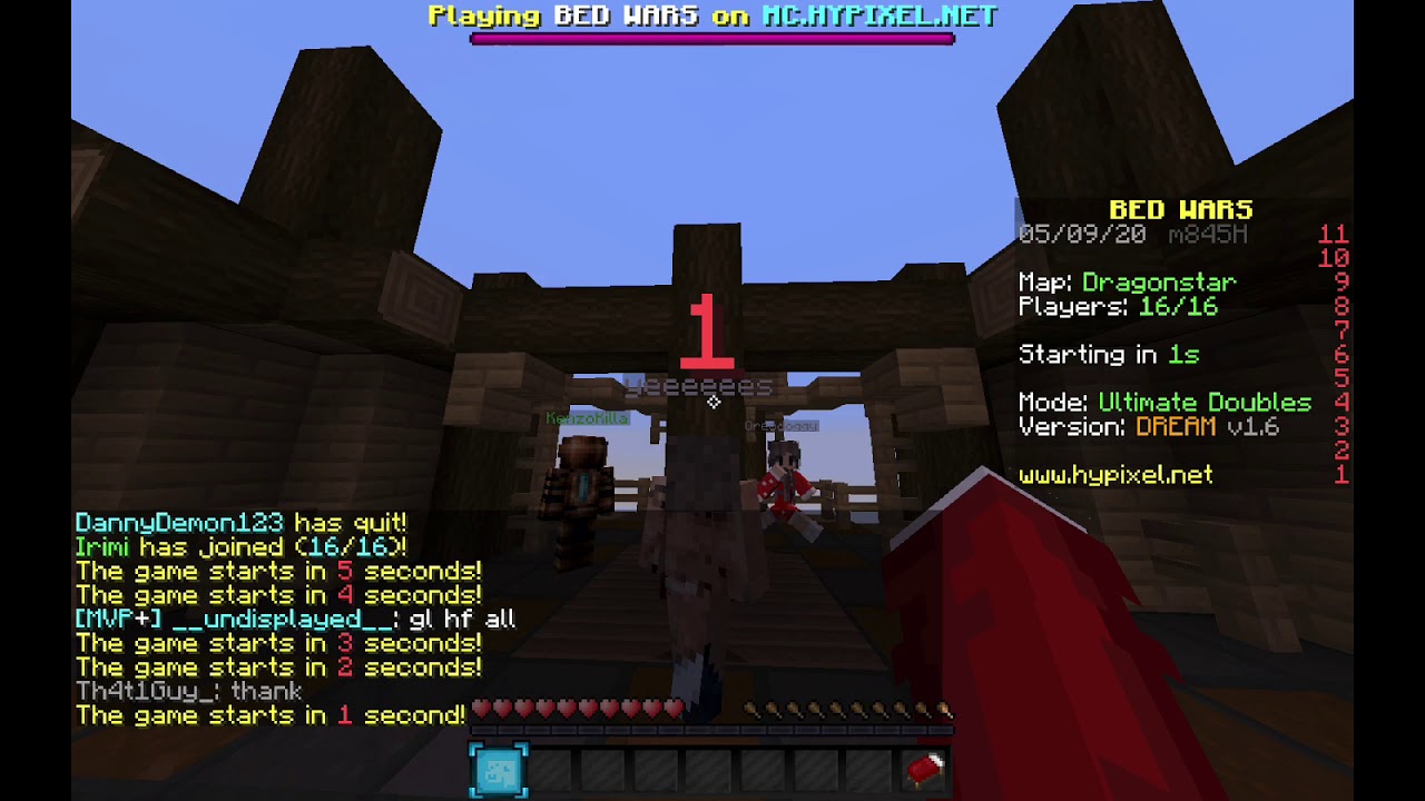 HYPIXEL Bedwars Dream Mode V2 - YouTube
