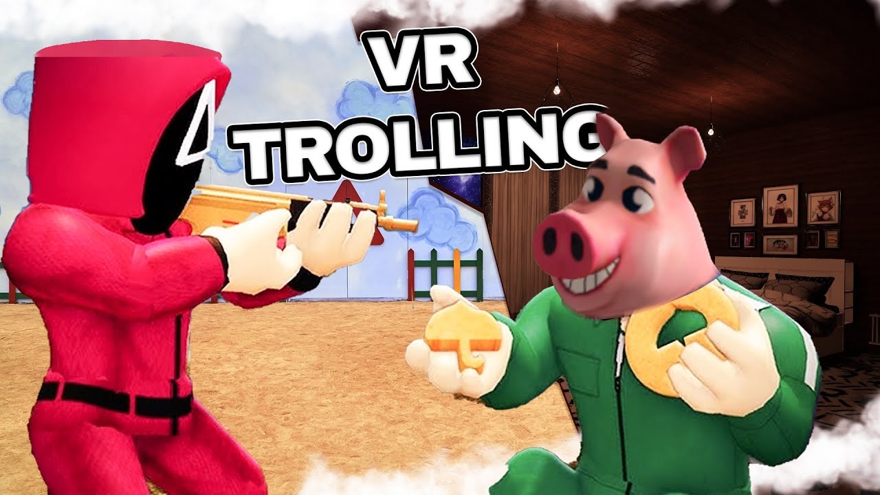 Squid Game VR Trolling! 🎭😱 | Nerd in VRCHAT getroffen!? - YouTube
