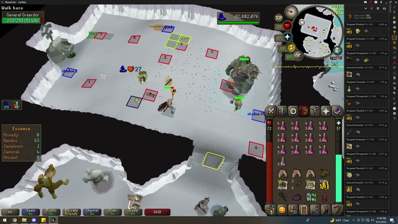 Osrs Bandos General Graardor Tumeken S Shadow Chill Freeze Method Hot Sex Picture