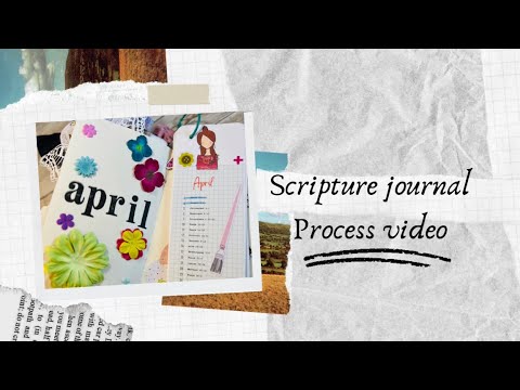 |How to create a Scripture writing Journal| Process Video| - YouTube